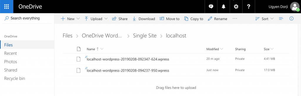 OneDrive Extension User Guide - ServMask Helpdesk